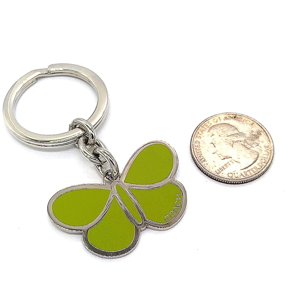 Coach | Accessories | Rare Coach Butterfly Keychain Fob Purse Charm In ...